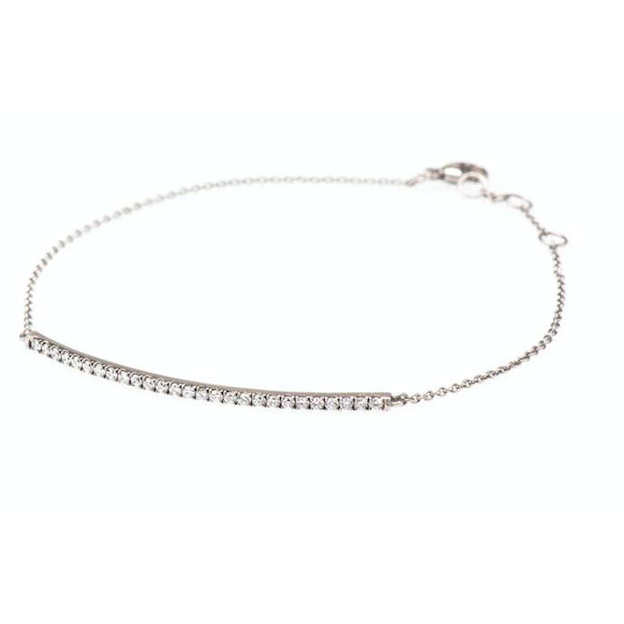 Line Dance Diamond Bracelet in18K Black Gold by The Perfect Provenance